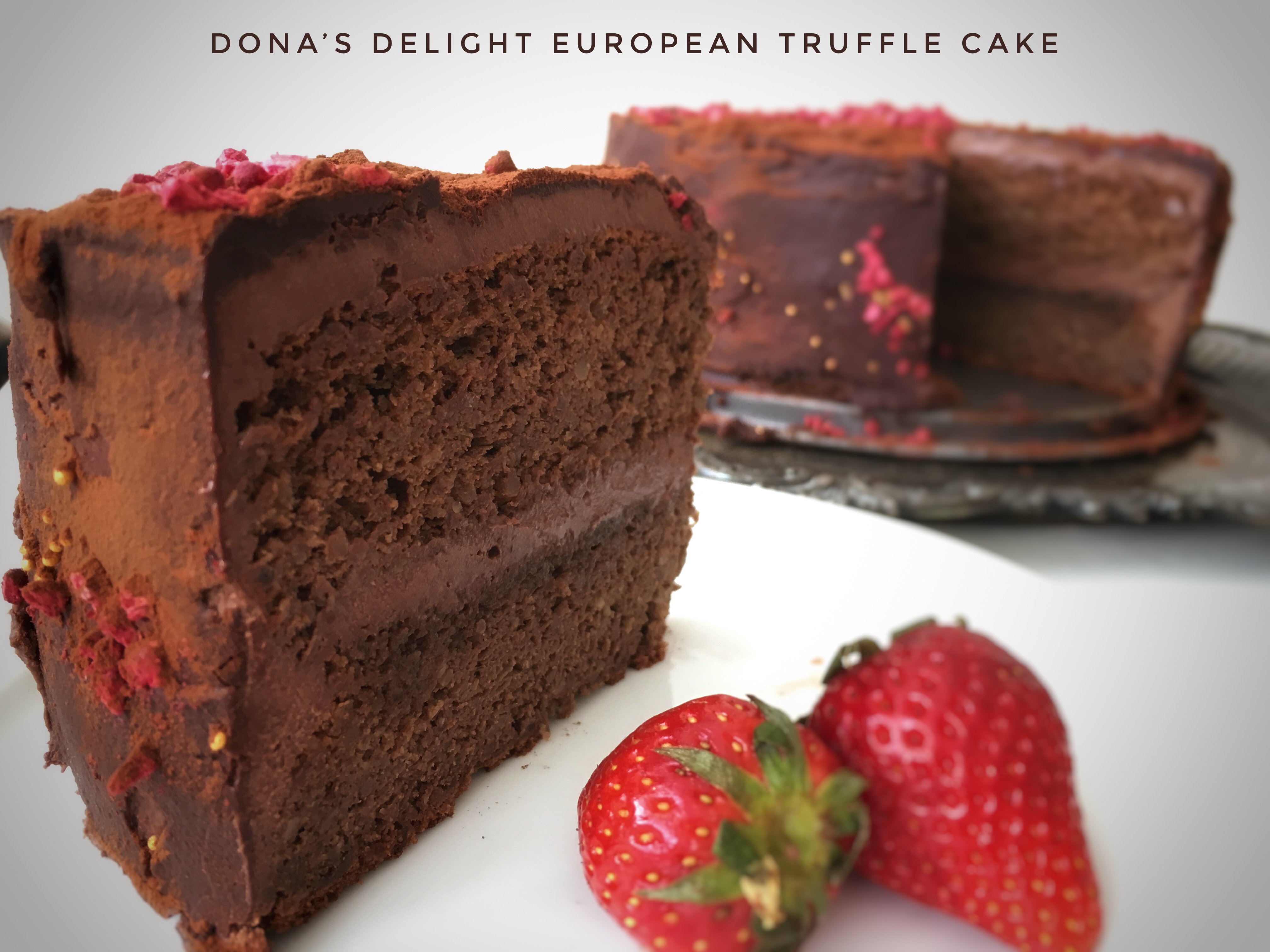 European Truffle Cake | Dona's Delight