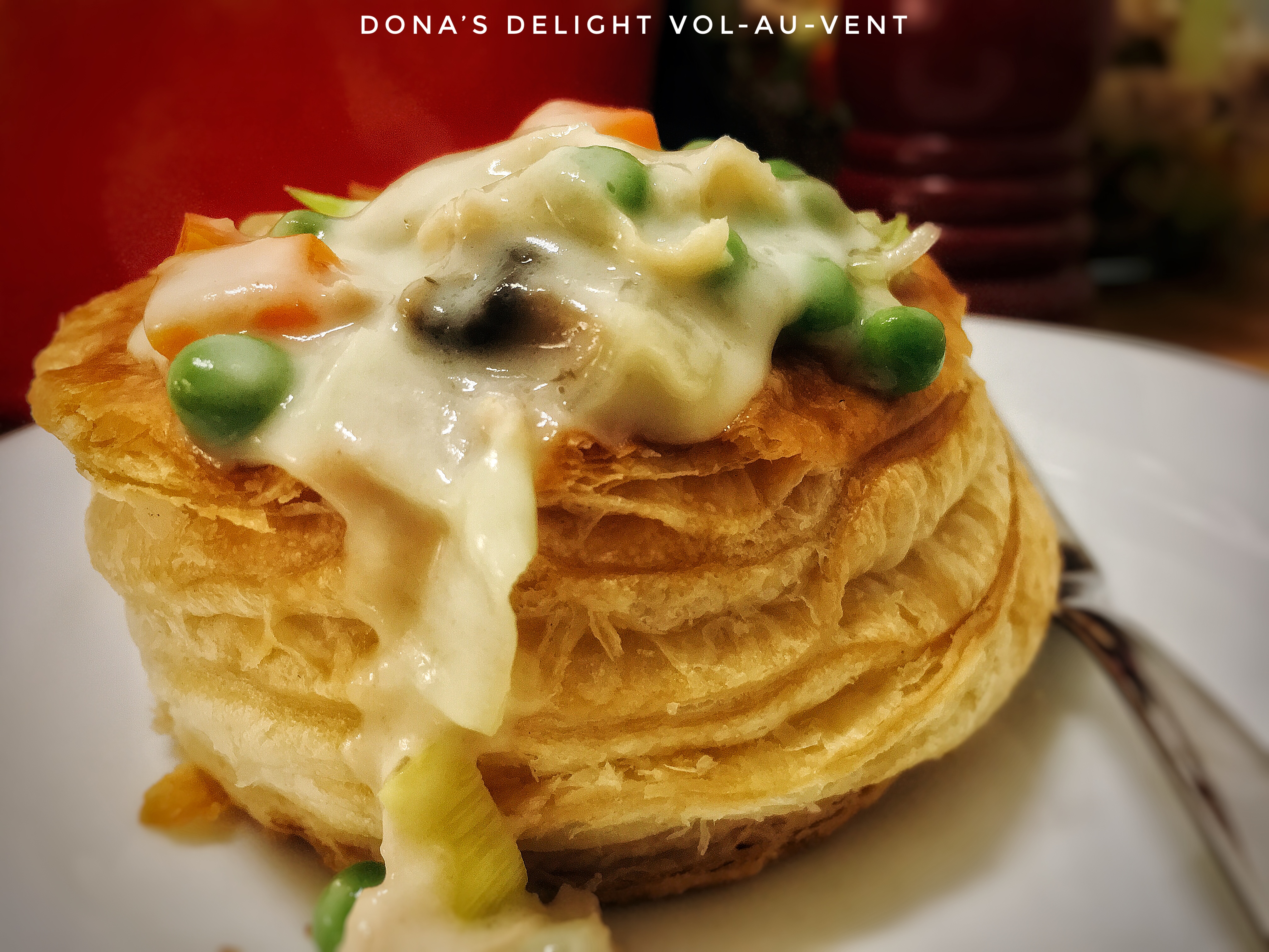 Chicken Vol-au-vent / Pastetli mit Poulet | Dona's Delight